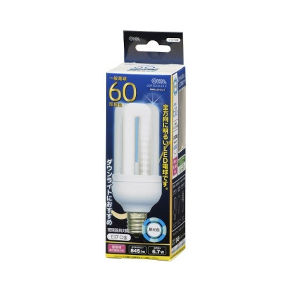 LED電球 D型 E17 7W 昼光色 LDF7D-G-E17 | ジョイフル本田 取り寄せ＆店舗受取