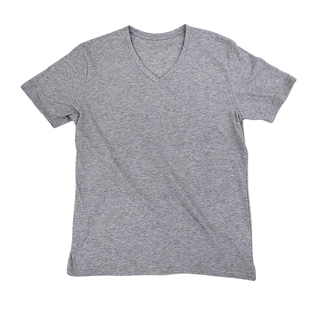 VネックTシャツTC天竺 19MJ-06 グレー L | ジョイフル本田 取り寄せ＆店舗受取