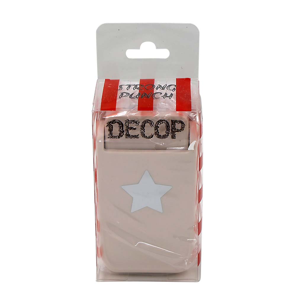 DECOP ストロングパンチ 1インチ スター 約25x25mm | ジョイフル本田 取り寄せ＆店舗受取