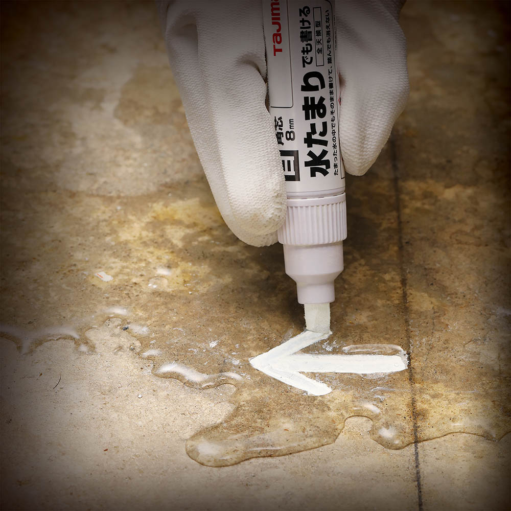 全天候マーカーシロ(太字･角芯) ZENM-FWHT | ジョイフル本田 取り寄せ＆店舗受取